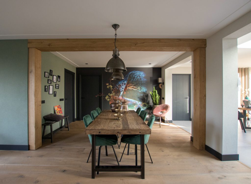 Balk omtimmering - Eikentuinhuis